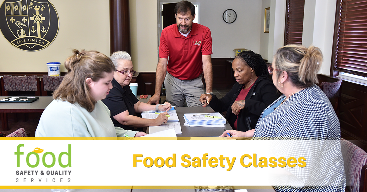 Food Safety Classes - Food Safety & Quality Services