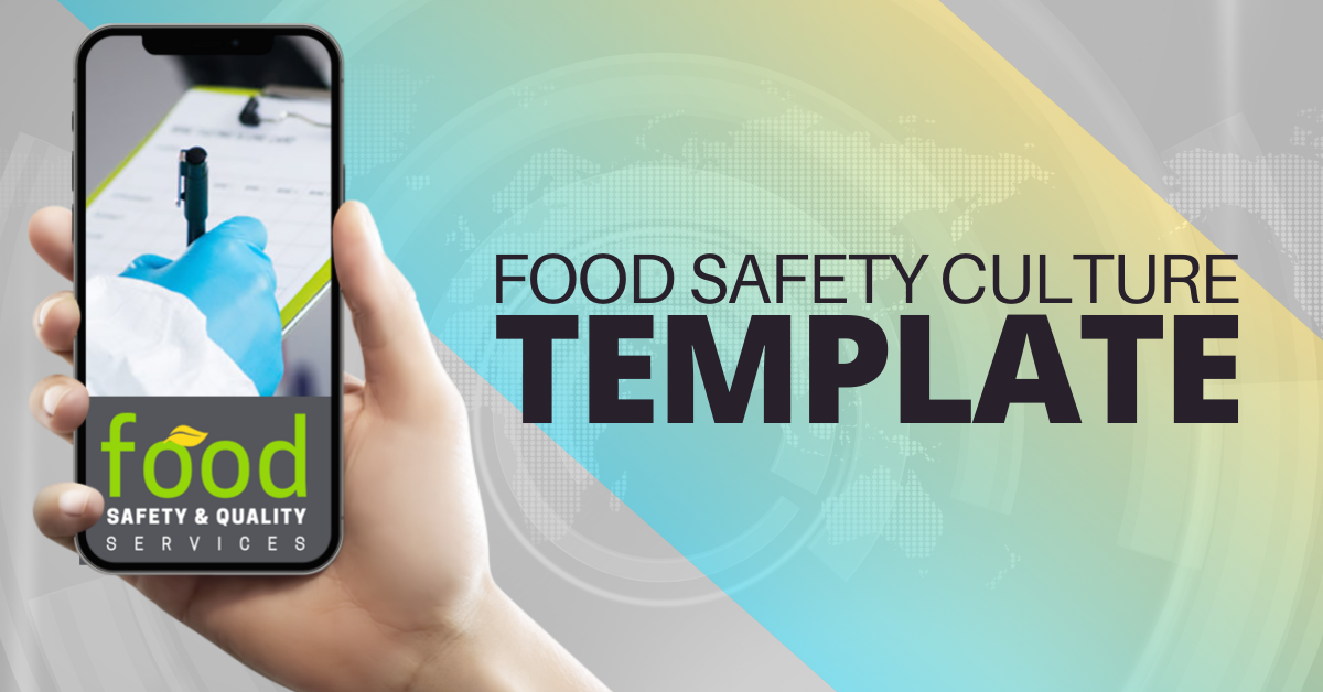 Food Safety Culture Template - Food Safety & Quality Services